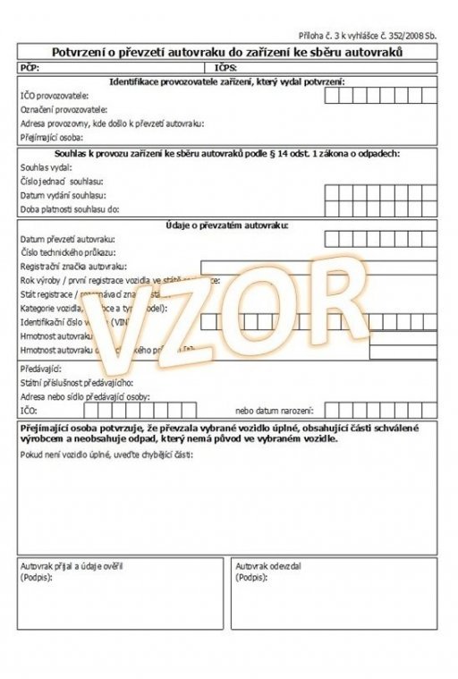 Odhlášení vozidla z registru | autovrakyvysocina.cz